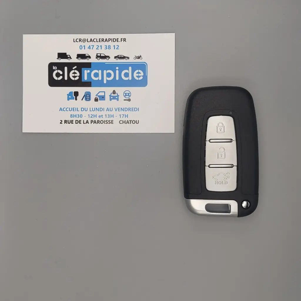 TELECOMMANDE HYUNDAI IX35 3 BOUTONS PCF7952 ID46 | La Clé Rapide